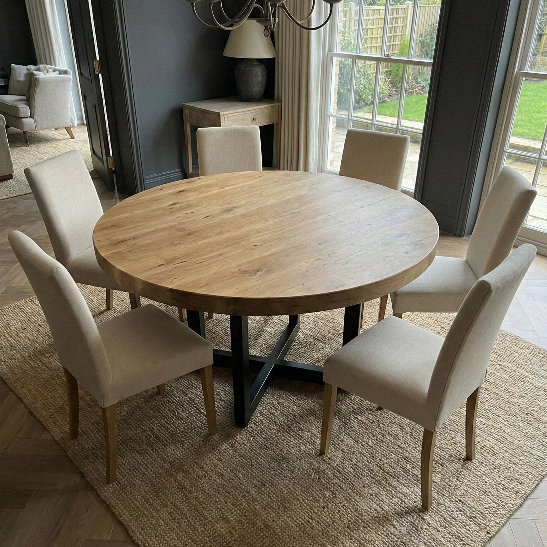 Round Redwood Dining Tables – Ashford Blake