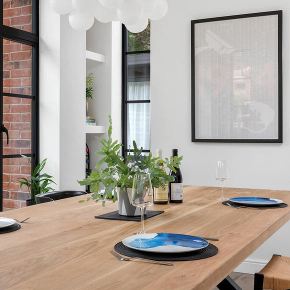 Solid Oak Dining Table - Ashford Blake