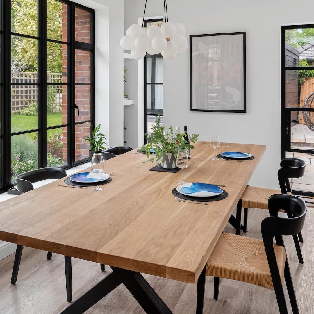 Solid Oak Dining Table - Ashford Blake