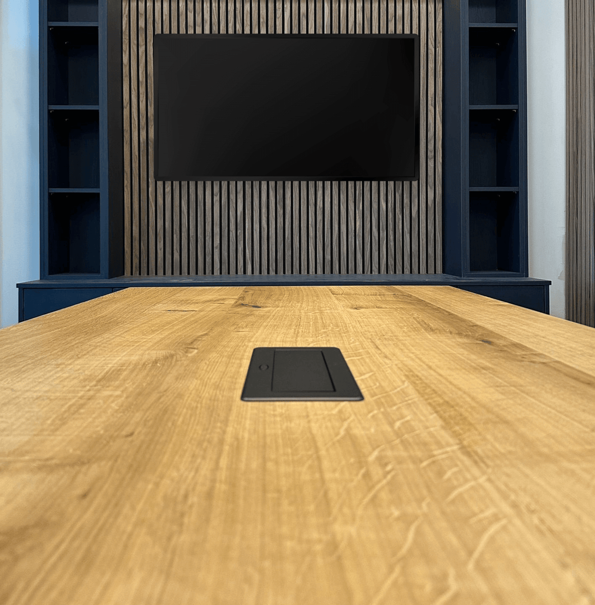 Solid Oak Boardroom Conference Table – Ashford Blake