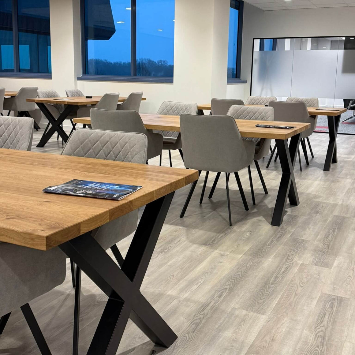 Solid Oak Dining Table - Ashford Blake