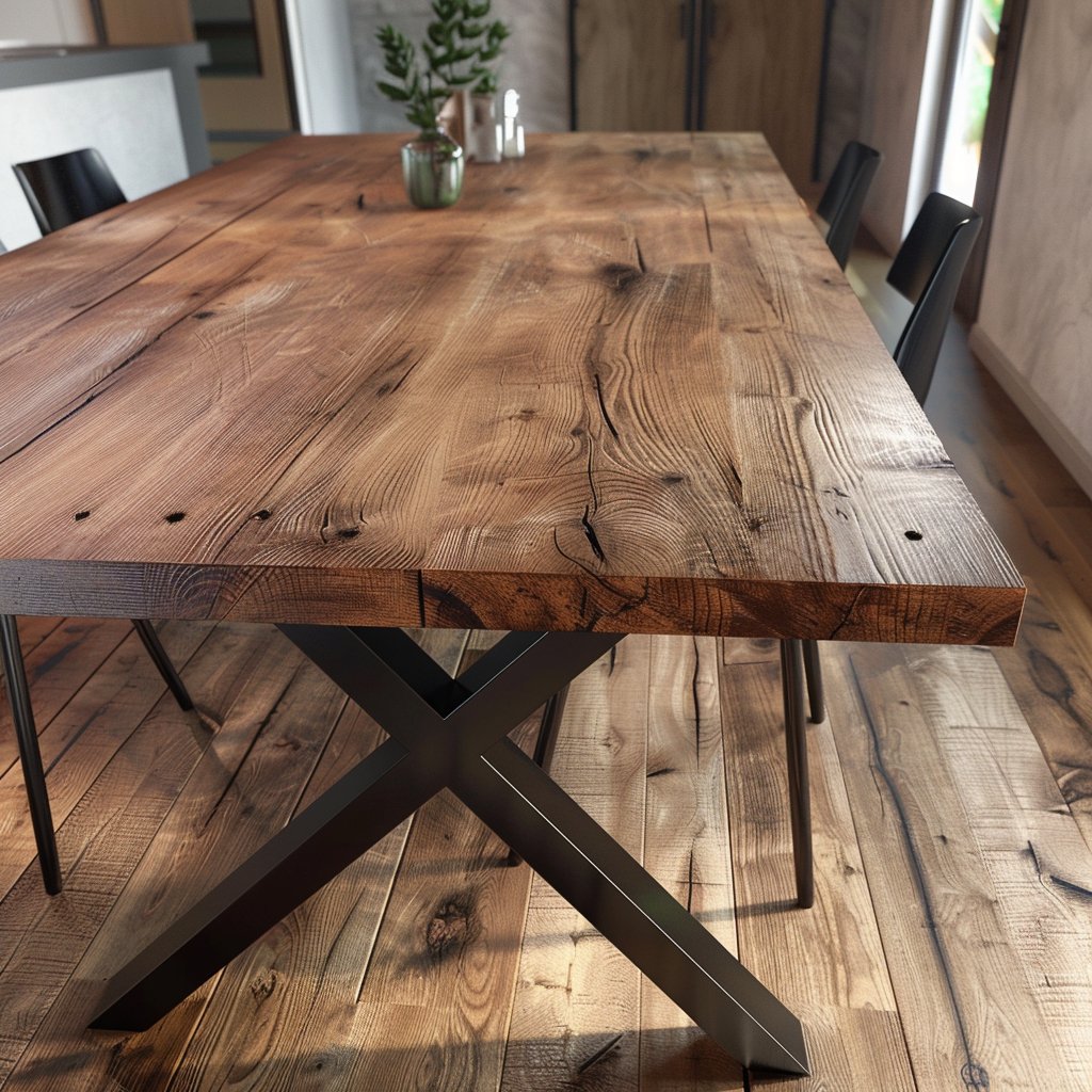 Reclaimed Rustic Wood Dining Table – Ashford Blake